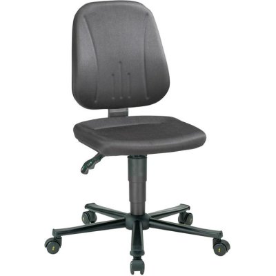 Zidle ESD Unitec 2 Látka cerná, kolecka | TOOLZONE